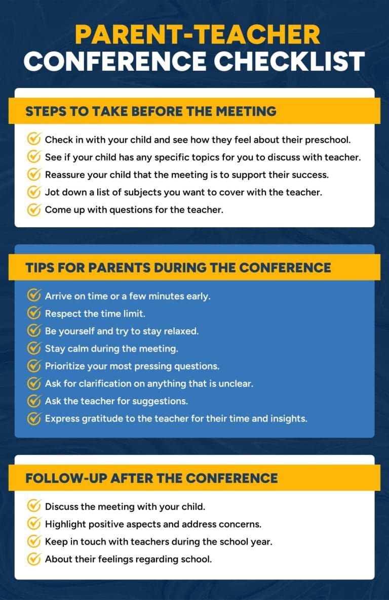 Parent-Teacher Conference Tips at Children's Corner