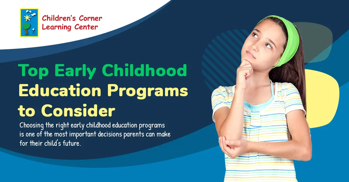 Best Early Childhood Education Programs for Young Learners